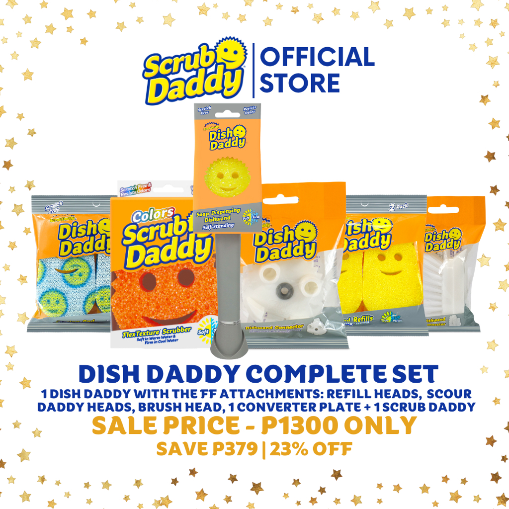 Scrub Daddy Dish Daddy Complete Set Bundle | Shopee Philippines