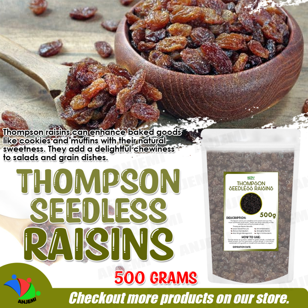 Thompson Seedless Raisins 500g | Shopee Philippines