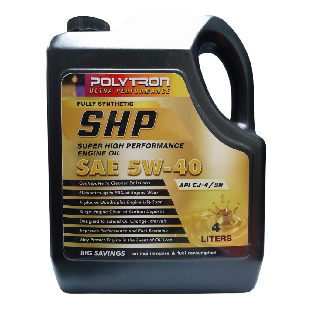 POLYTRON Fully Synthetic SHP Super High Performance Engine Oil for Cars ...