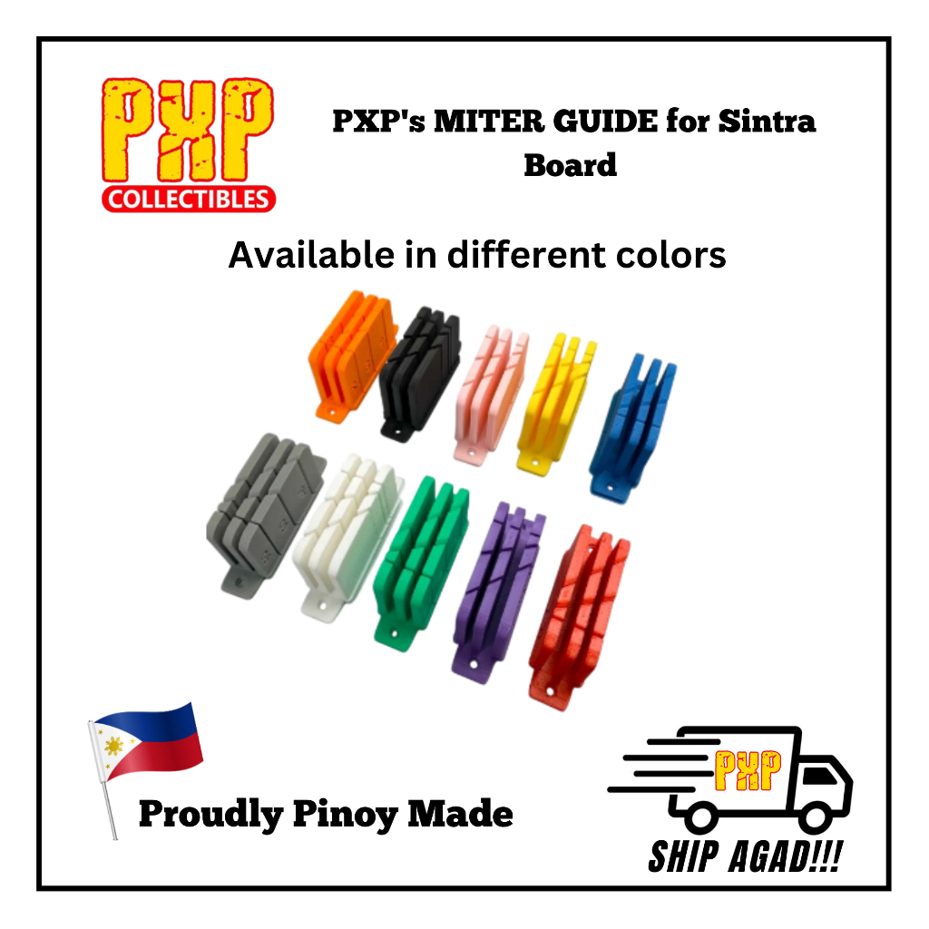 PXP's MITER GUIDE for Sintra Board 3mm 5mm 2Black Screws/Adhesives ...
