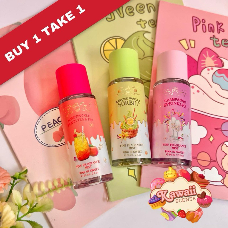 BUY 1 TAKE 1 60ml strawberry perfume melon perfume chocolate perfume ...