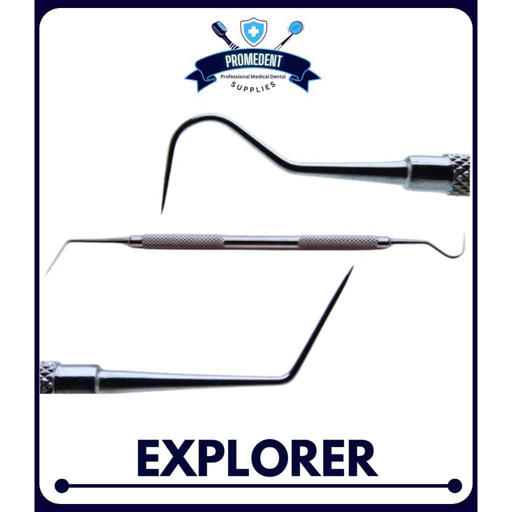 Dental Double Hook Explorer Stainless Steel Autoclavable | Shopee ...