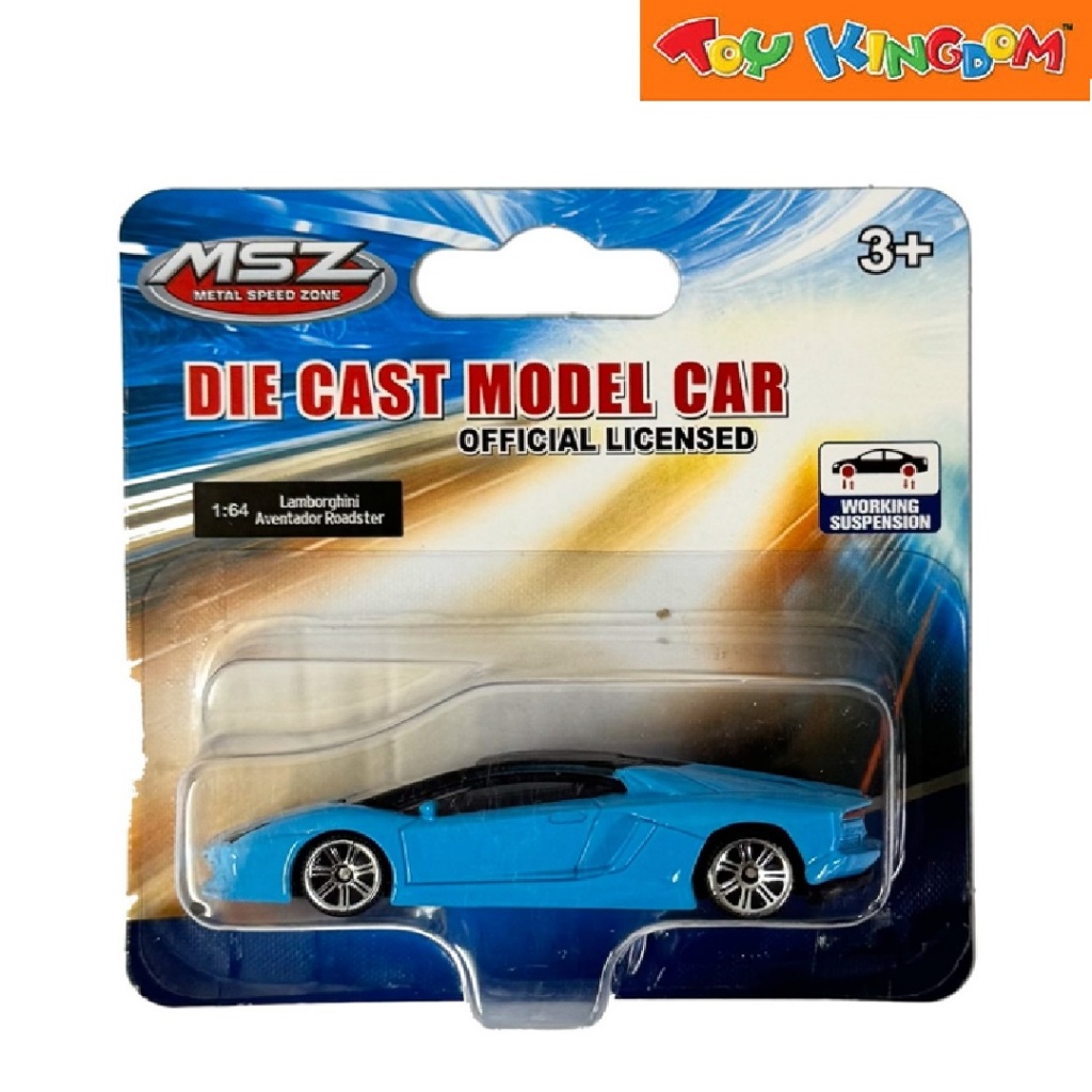 Metal Speed Zone 1:64 Lamborghini LP7000 4 Blue Die-cast | Shopee ...