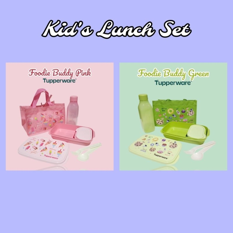 Tupperware Kids Lunch Set Foodie Buddy | Shopee Philippines