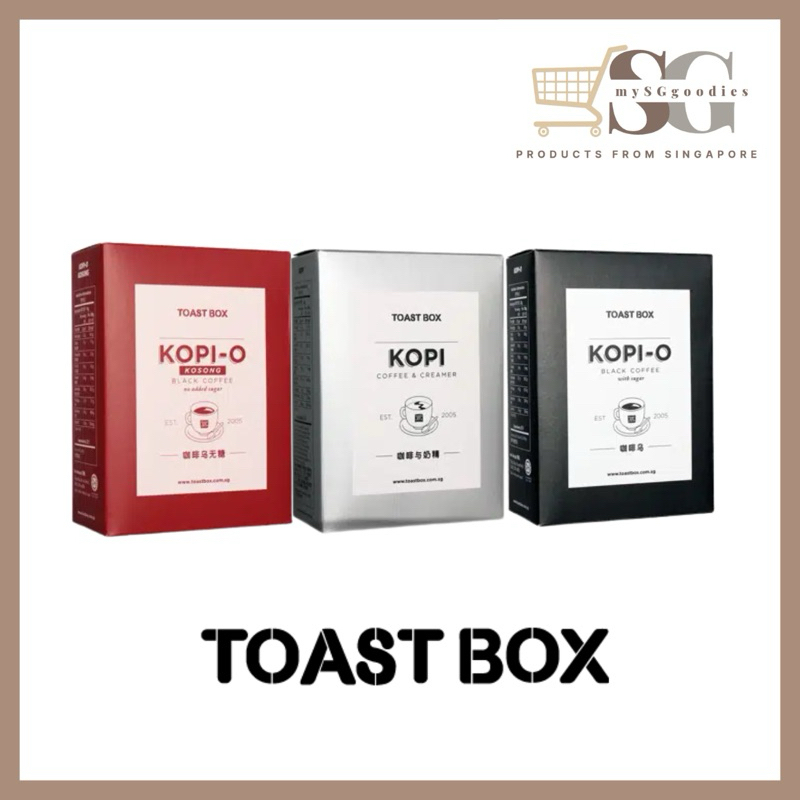 Toast box KOPI sachets Coffee & Creamer | Shopee Philippines