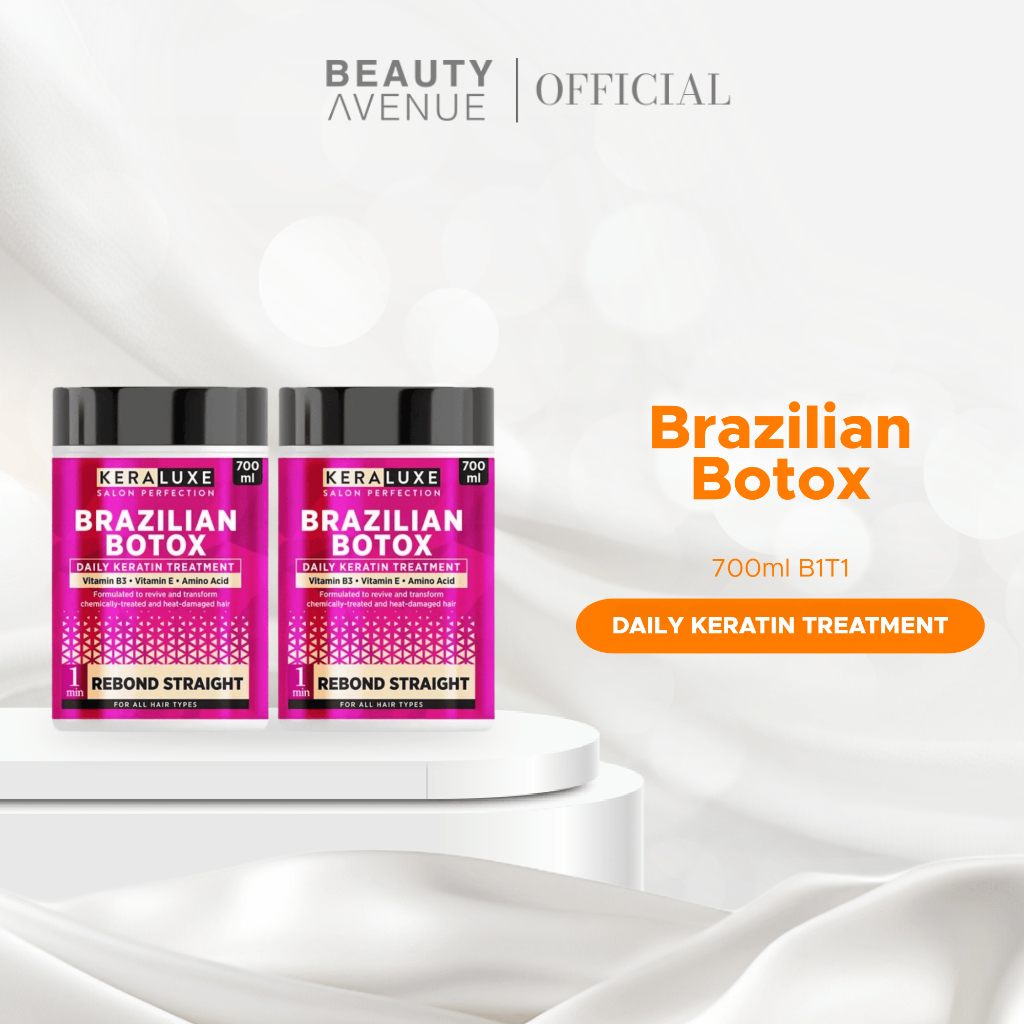 Kera Luxe Brazilian Botox Daily Keratin Treatmentrebond Straight 700ml ...