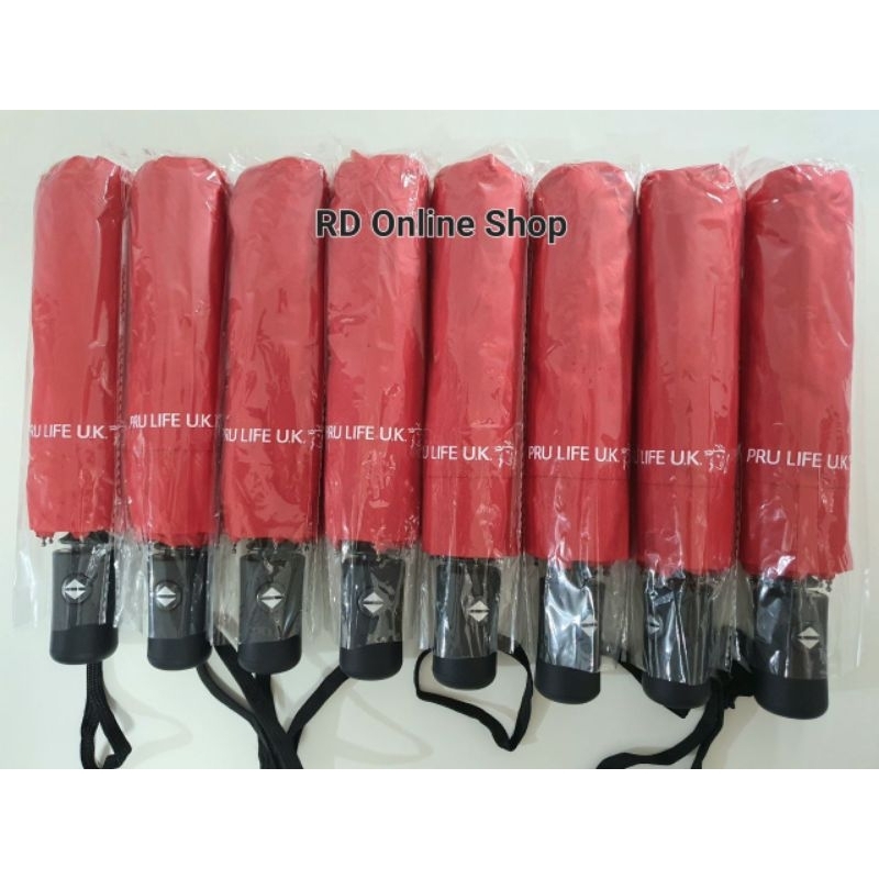 PRU Automatic Foldable UV UMBRELLA | Pru Life UK Merchandise | Shopee ...