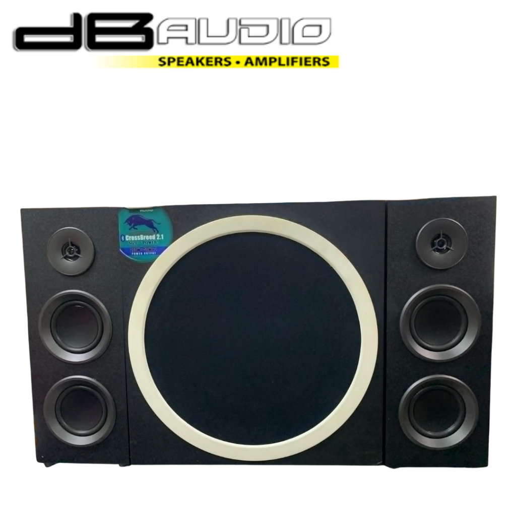 DBAudio Cross Breed 2.1 Multimedia Speaker Subwoofer 200w Power Input ...