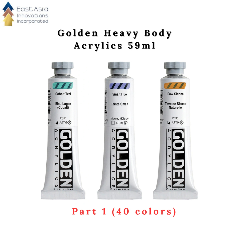 Golden Heavy Body Acrylics 59ml (Part 2) | Shopee Philippines