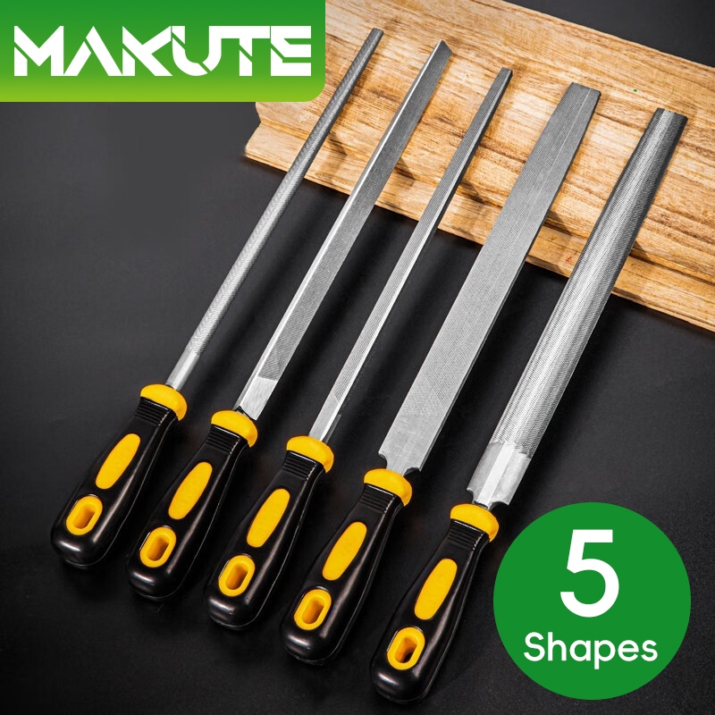 Steel File Round/ Triangle/ Semicircle/ Flat 8" 12" Woodworking Rasp ...