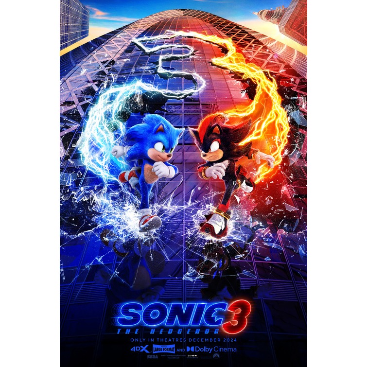 Sonic The Hedgehog 3 Posters Wall Decoration Wall Designs | Shopee ...