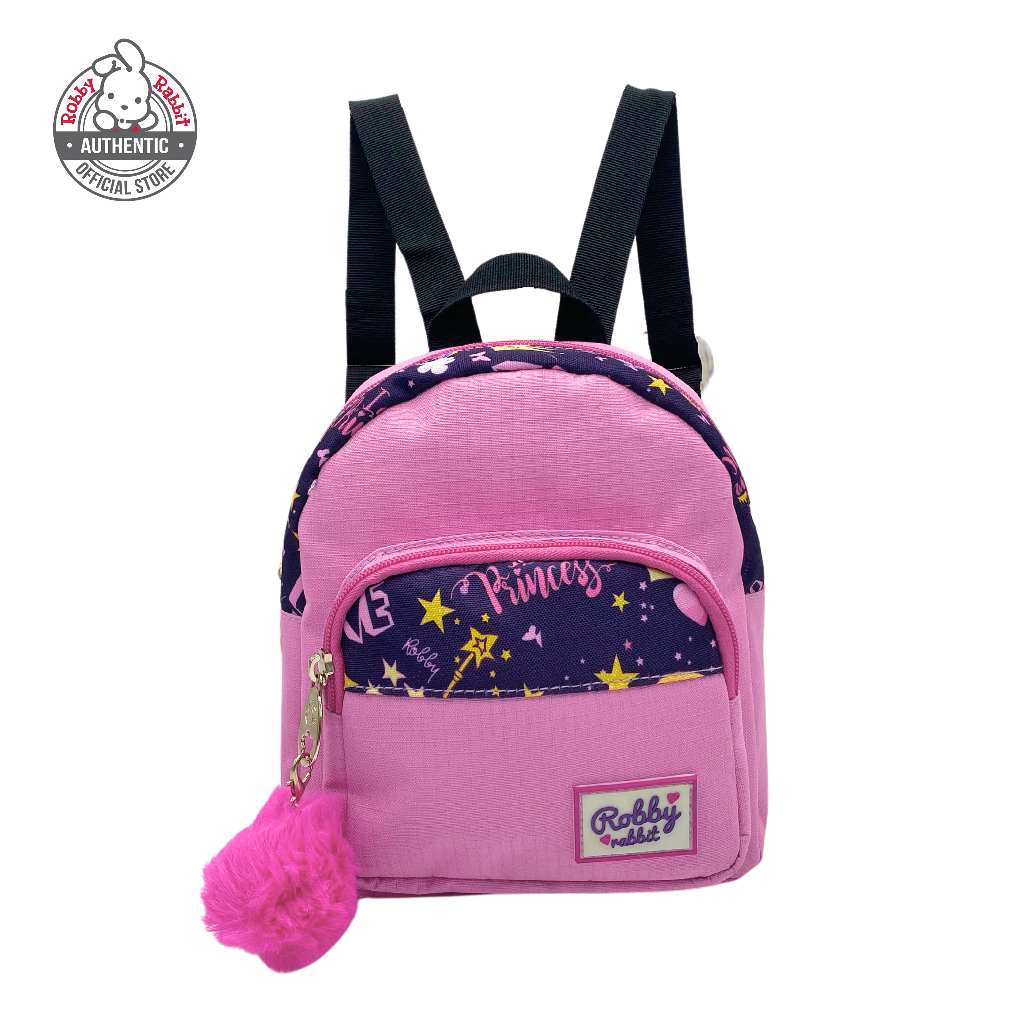 Robby Rabbit Princess Heart 9-Inch Backpack (Purple, Pink) | Shopee ...