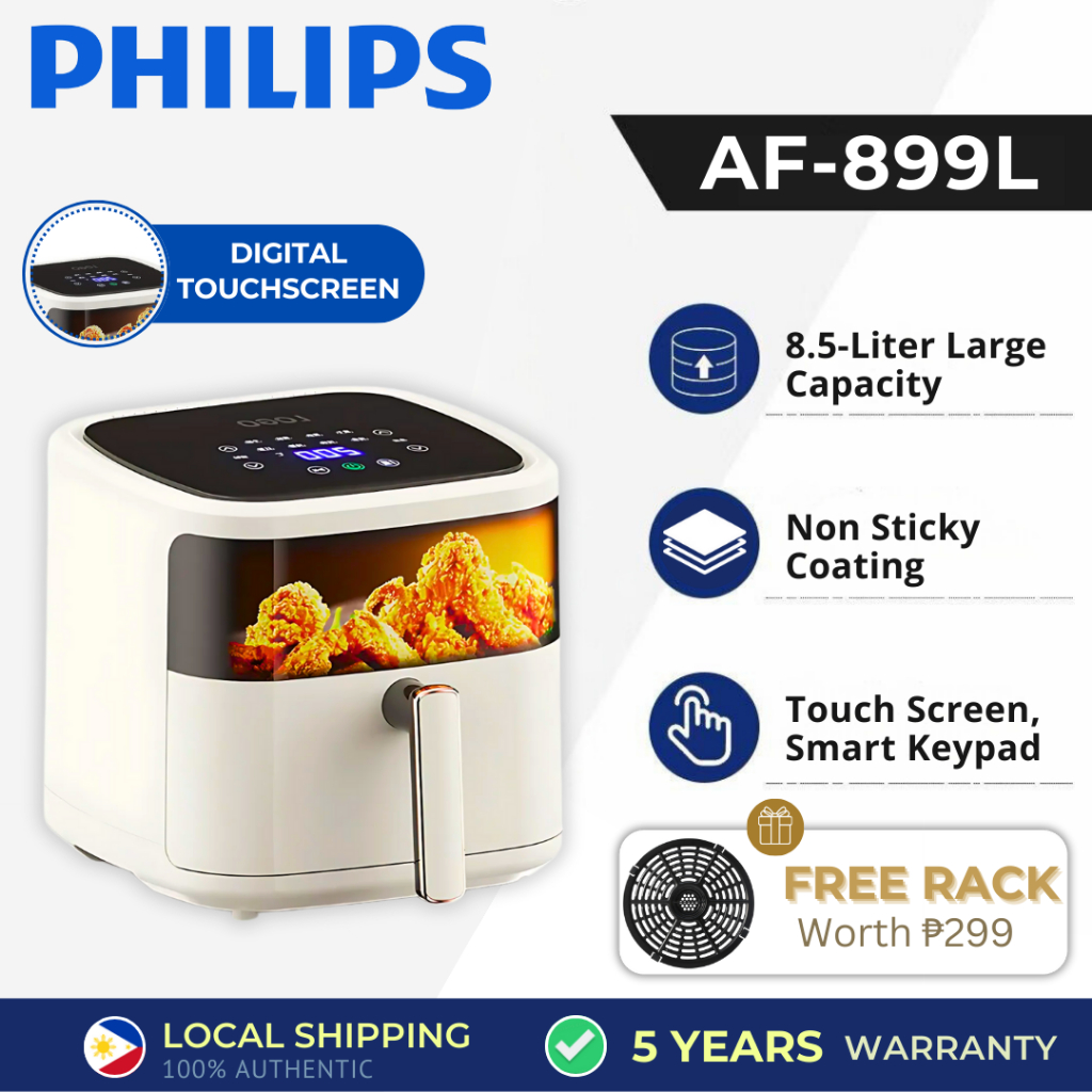PHILLIPS Air Fryer Large Capacity Air Fryer AF899 Large High-Capacity(8 ...