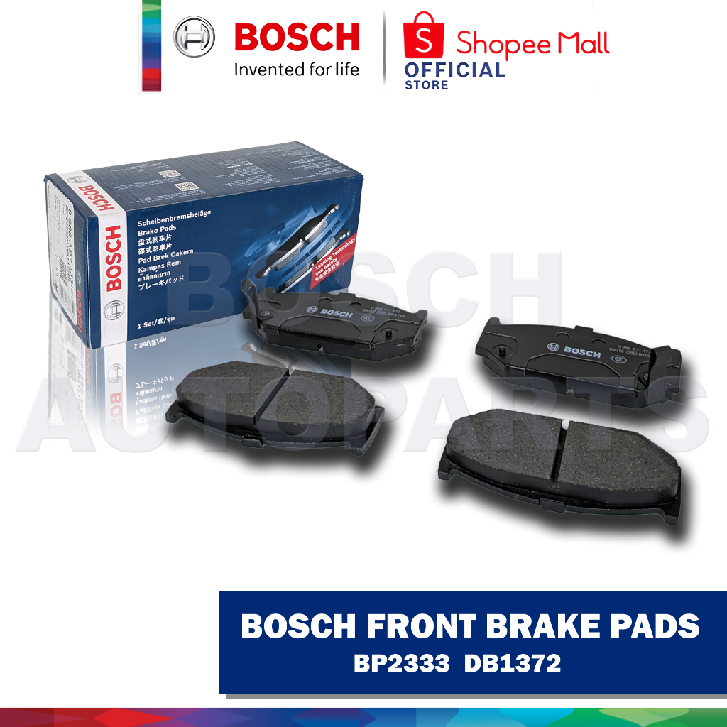 Bosch Front Brake Pads BP1173 (DB1818) for Suzuki Ciaz 1.4,Swift 1.6 ...