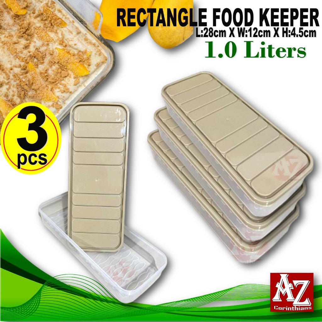 Graham Food Keeper 1.0 Liters - Square Shape Pastry Food Storage ...