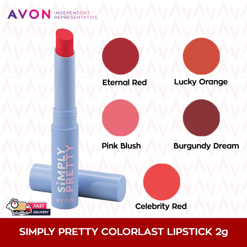 Avon Simply Pretty Colorlast Lipstick 2g | Shopee Philippines