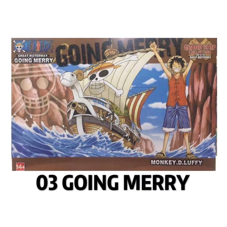 ONE PIECE GRAND SHIP LUFFY GOING MERRY 03 | Shopee Philippines