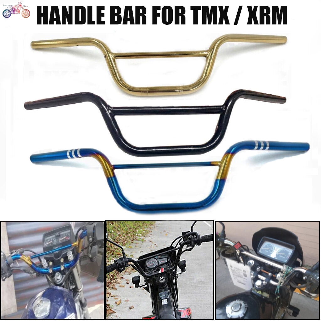 MOTORCYCLE HANDLE BAR FOR TMX/XRM ( BLACK /GOLD / TITANIUM /SLIVER ...