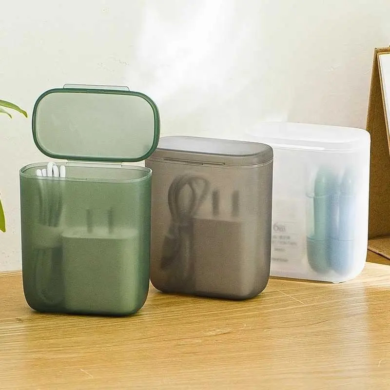 Multi-Purpose Portable Storage Box Phone Charger Cable Box/Desktop Data ...