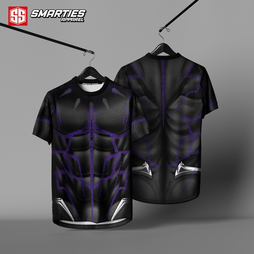 Smarties Apparel Supershirt Black Panther SS0021 Gym Running Beach ...