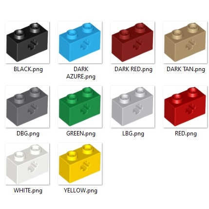 LEGO Technic: Brick 1x2 with Axle Hole | Shopee Philippines