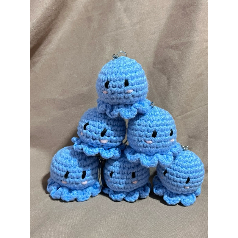 Octopus Crochet Keychain By Second Glam | Shopee Philippines