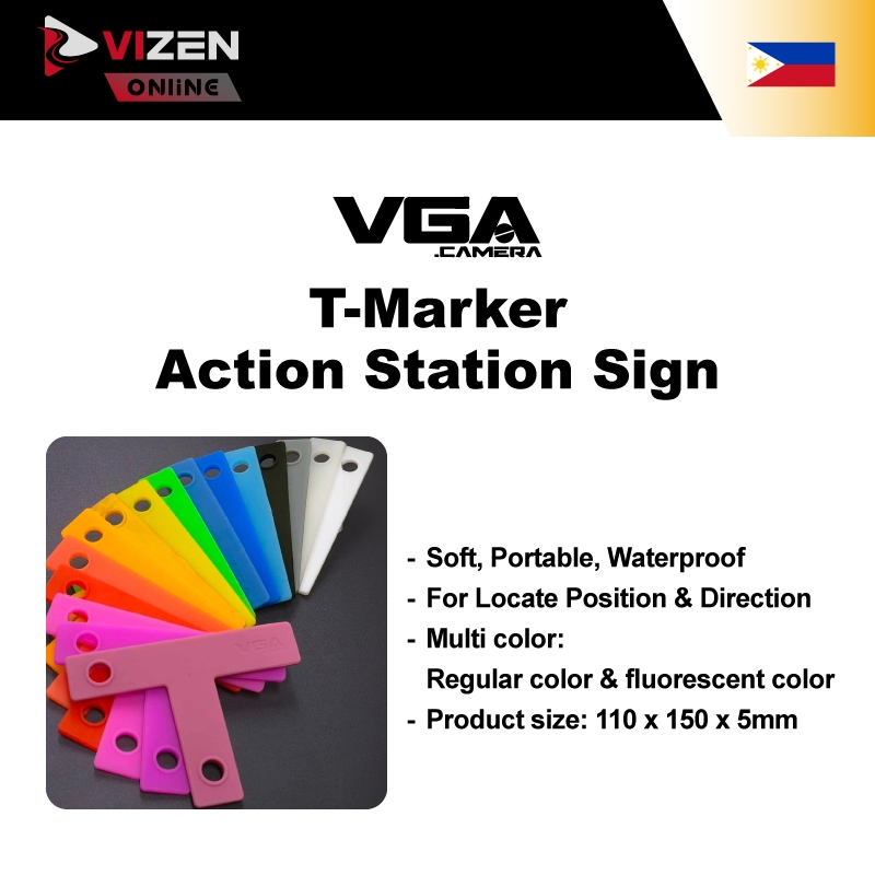 VGA Camera T-Marker Action Station Sign | Shopee Philippines