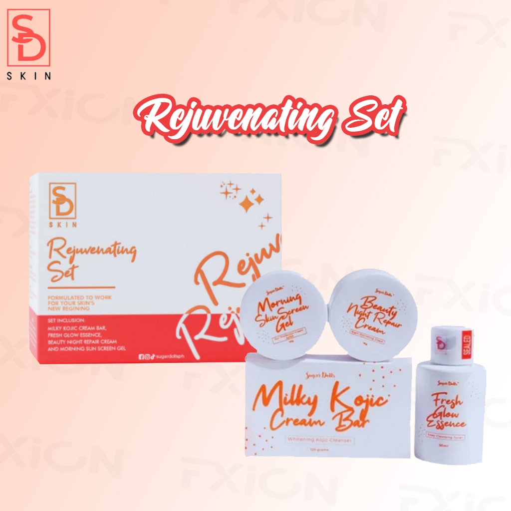 Sugar Dolls Rejuvenating Set Dark Spots Anti Acne 4in1 Set Cleansing ...