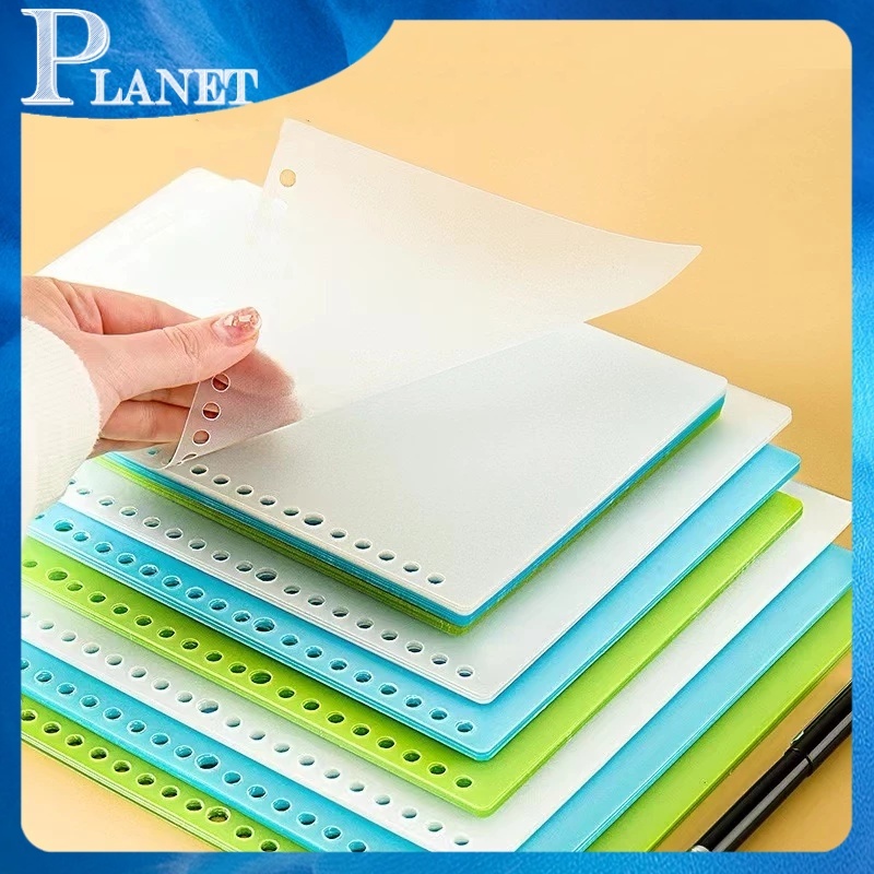 binder Loose plastic face PP frosted sheet transparent film notebook A5 ...
