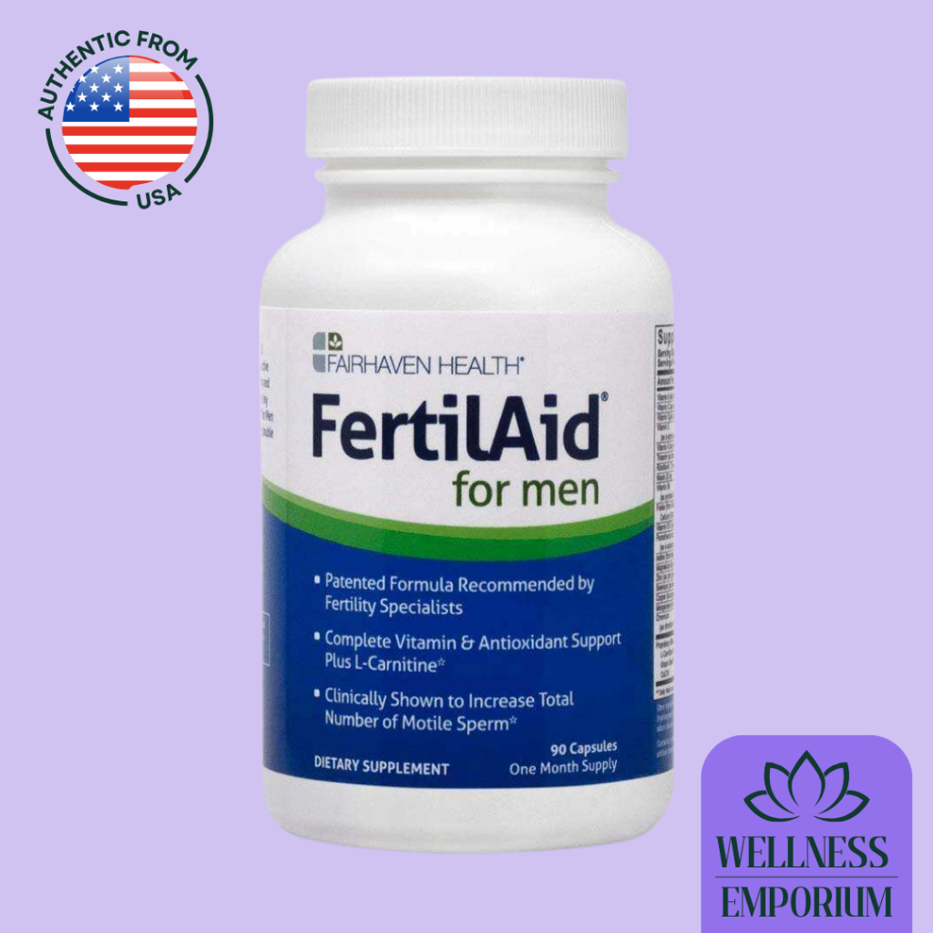 FairHaven Health FertilAid for Men (90 Capsules, One Month Supply ...