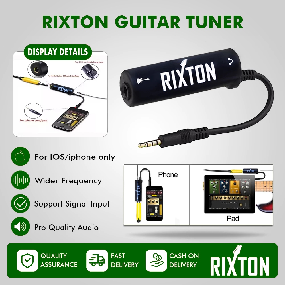 Rixton iRig Guitar Interface Converter Replacement Guitar for IOS ...