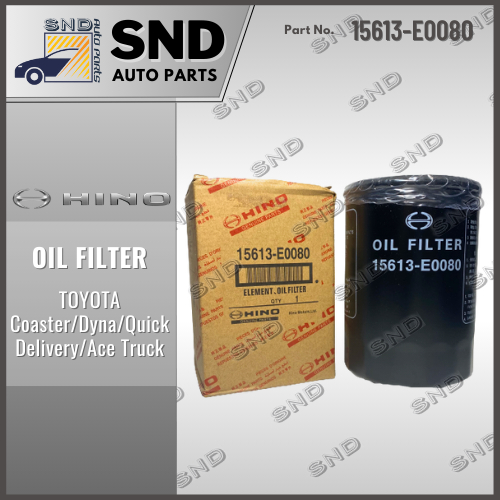 HINO OIL FILTER for Toyota Coaster/Dyna/Quick Delivery/Ace Truck (15613 ...