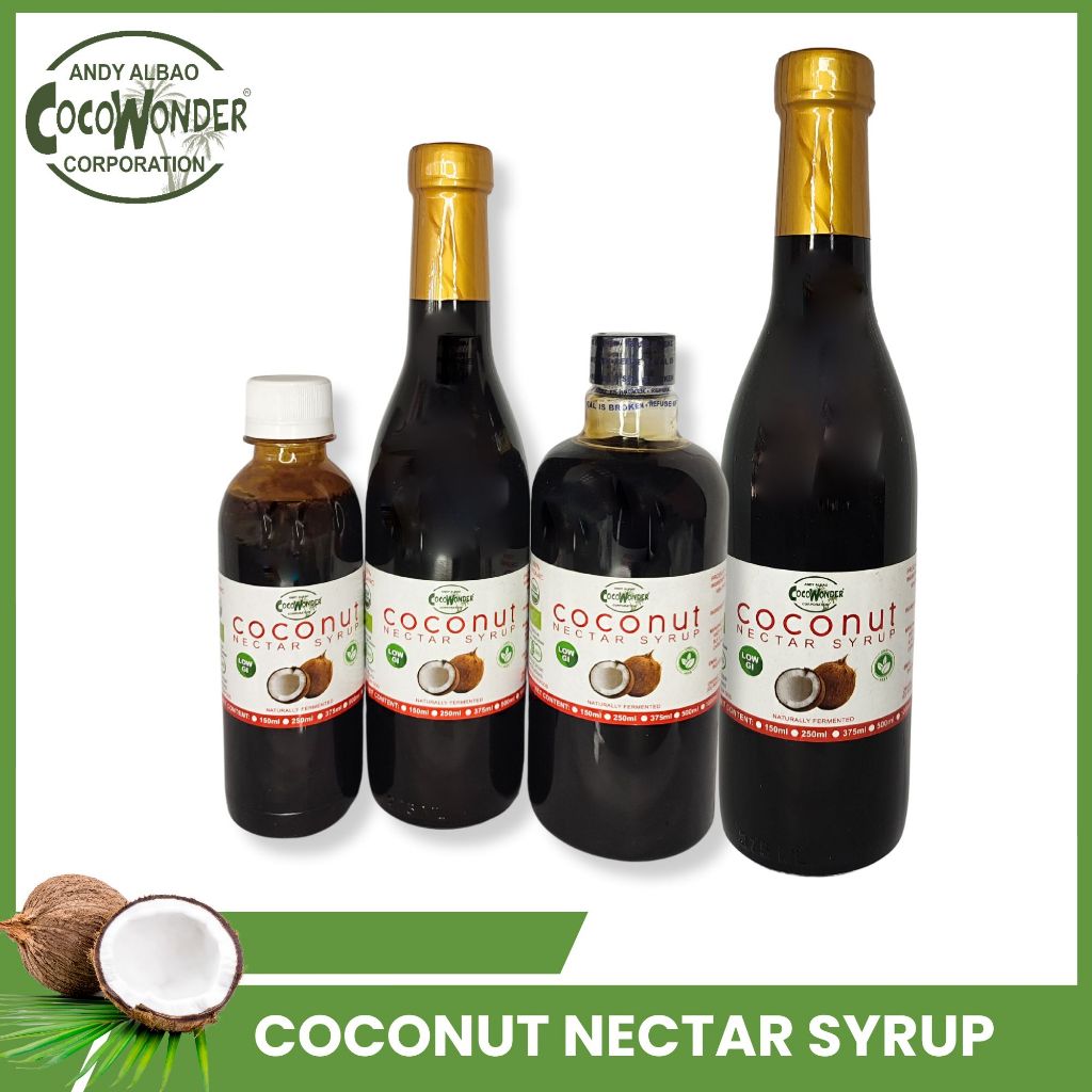COCONUT NECTAR SYRUP - COCOWONDER 100% ORGANIC CERTIFIED | Shopee ...