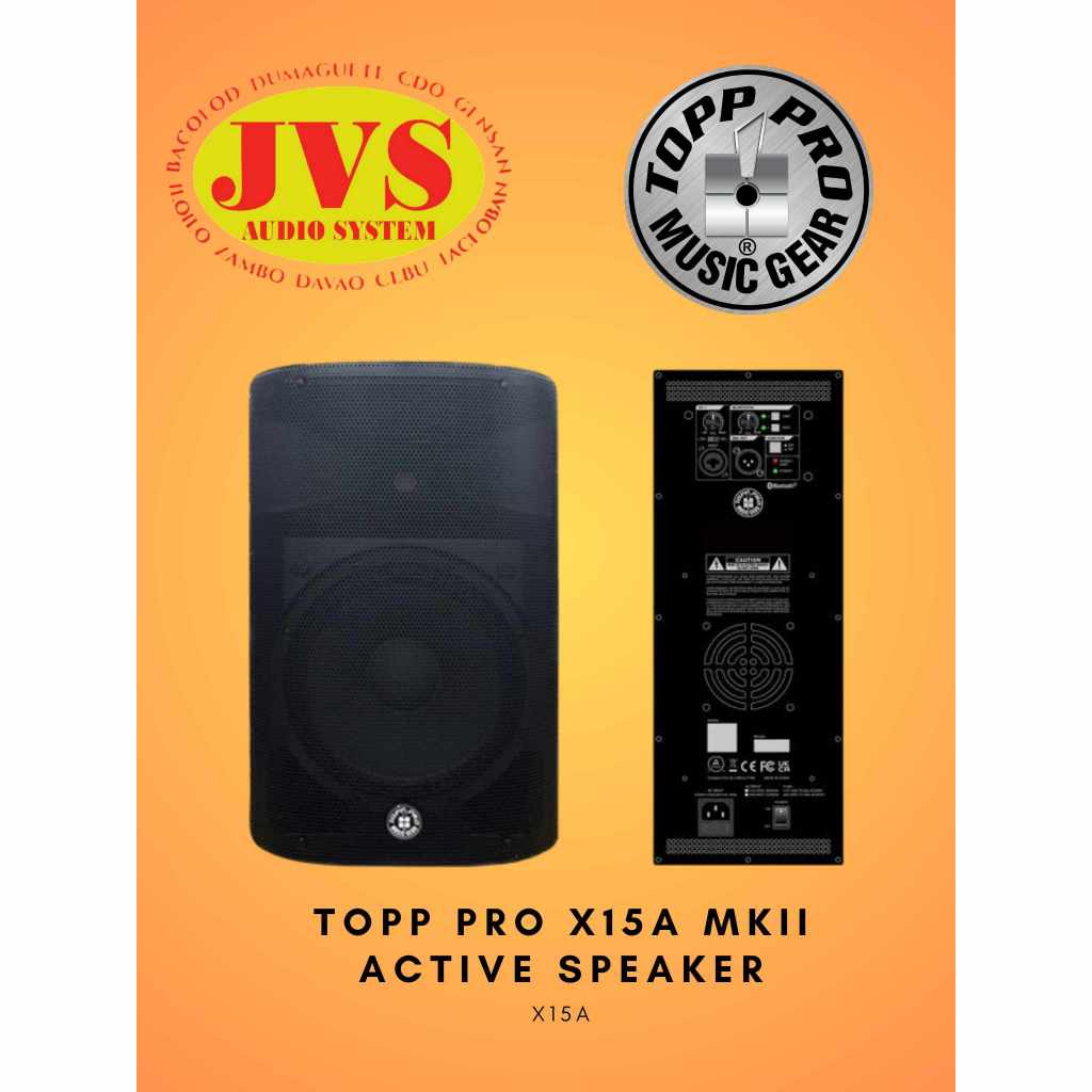 Topp Pro X15A MKII Active Speaker | Shopee Philippines
