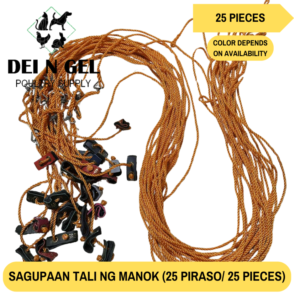 25 PIECES SAGUPAAN TALI NG MANOK (COLOR DEPENDS ON AVAILABILITY ...