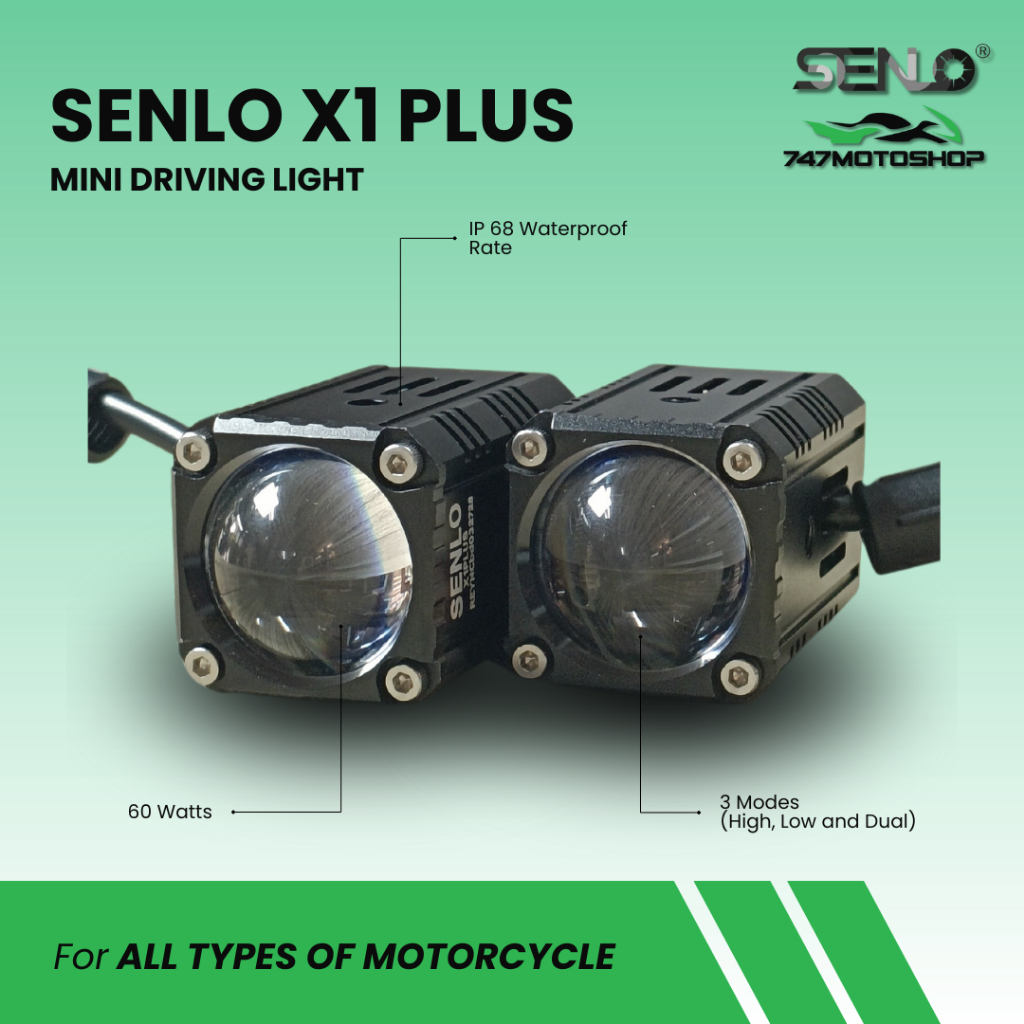 SENLO MINI DRIVING LIGHT X1 PLUS | Shopee Philippines