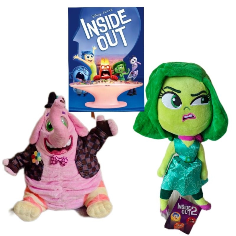 Disney Pixar Inside Out Disgust Bing Bong Elephant Talking Plush ...