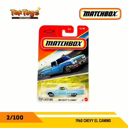 MATCHBOX BASIC CARS - 1960 CHEVY EL CAMINO 02/100 (LIGHT BLUE) | Shopee ...