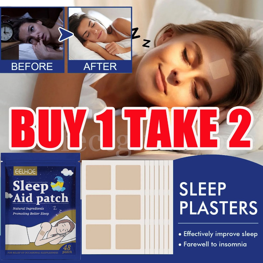 【BUY 1 TAKE 2】 Sleep Patch Insomnia Sleep Aid Patch Relieve Anxiety ...