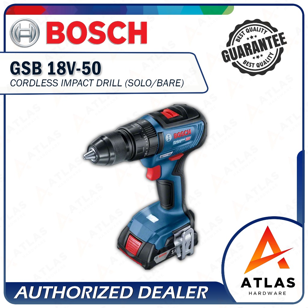 Bosch GSB 18V-50 Brushless Cordless Impact Drill ATLAS | Shopee Philippines