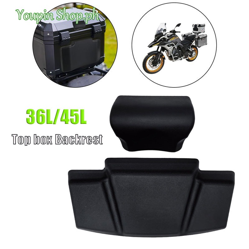 Top box Backrest Motorcycle Backrest Cushion Pad For 36L/45L Universal ...