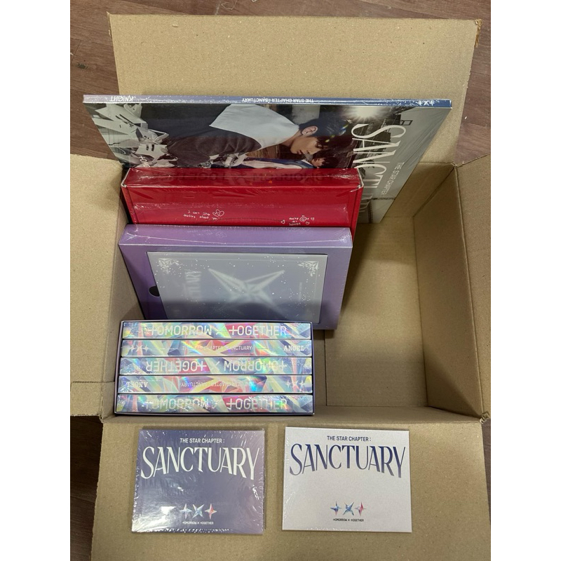TXT THE STAR CHAPTER SANCTUARY SEALED ALBUM ANGEL VERSION | Shopee ...