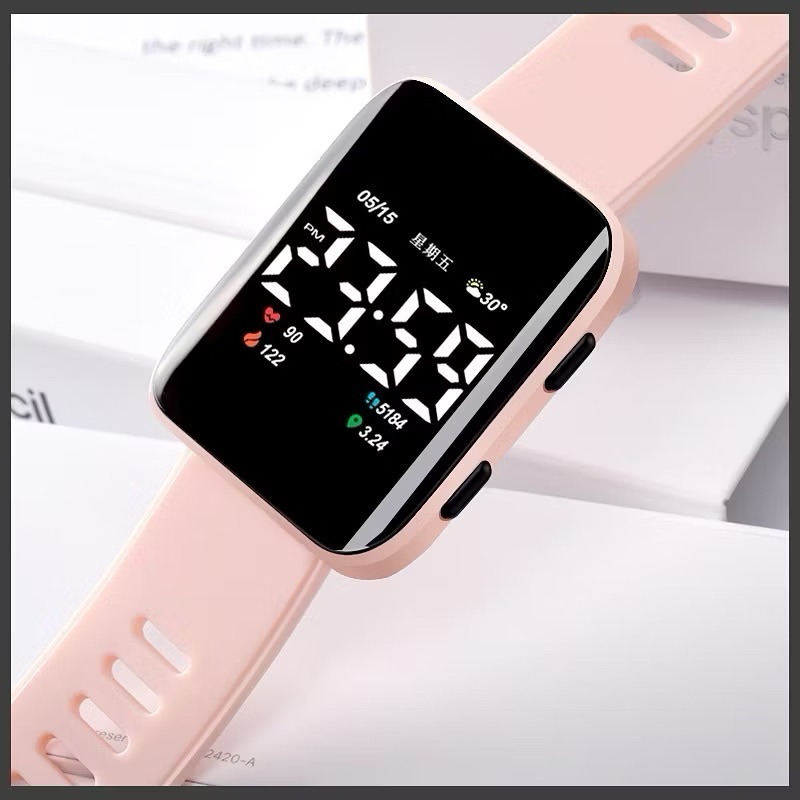 Gedi Korean Macaron Color Men's Women's Unisex Student Sport Watch Dash ...