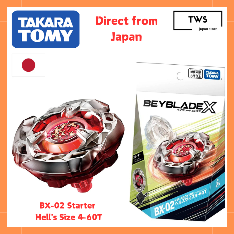 TAKARA TOMY BEYBLADE X BX-02 Starter Hell's Size 4-60T | Shopee Philippines