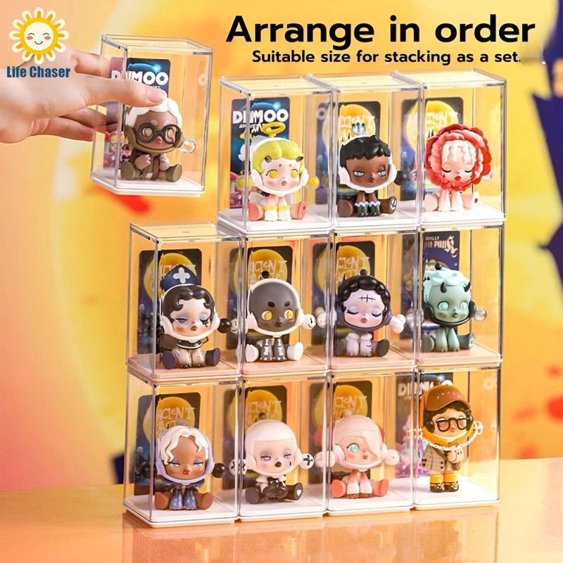Stackable Blind box storage display box Bubble Mart doll display box ...