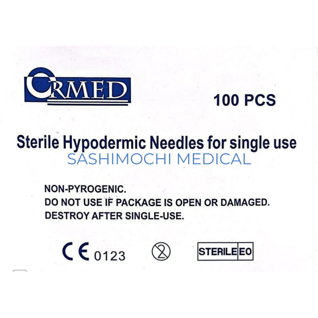 Ormed Needle Sterile 100pcs (G21 x 1/2") | Shopee Philippines