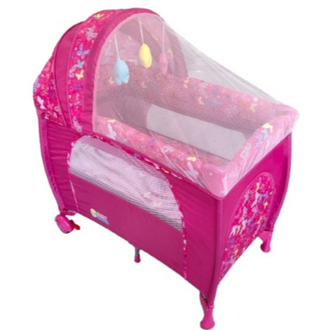 Baby Angel Nursery Cot/Playpen/Crib with Canopy/Mosquito Net for ...