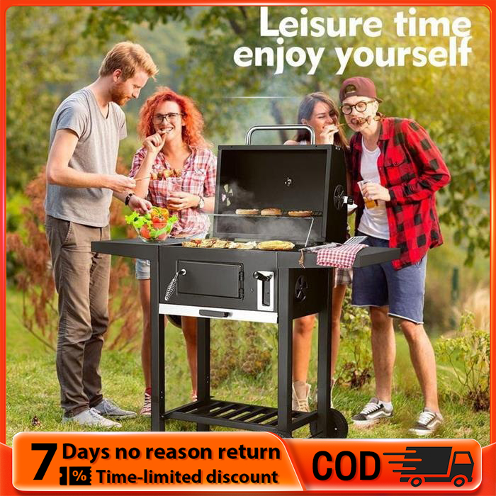 Griller Outdoor Grill BBQ Grill With Stand Barbecue Grill Charcoal ...