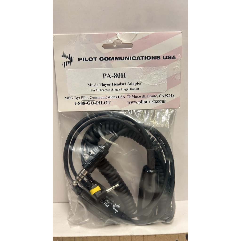 PILOT USA HELICOPTER PLUG AUDIO RECORDING CABLE | Shopee Philippines
