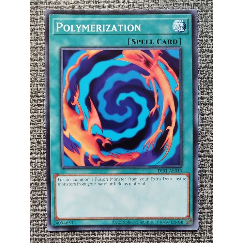 Yugioh OCG Asian English Card OCG-AE DI01-AE015 Polymerization Normal ...